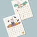 2024 Kids Calendar Printable, Monthly Calendar, Kids Schedule ...