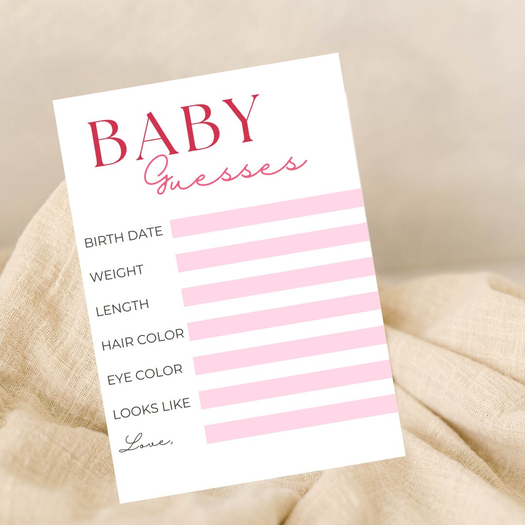 Summer Baby Shower Invitation Template With Games, She is Ready to Pop ...