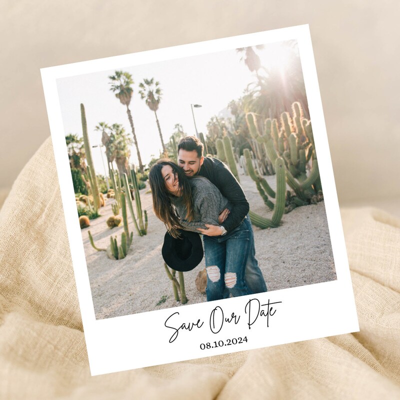 Polaroid Save the Date - Etsy