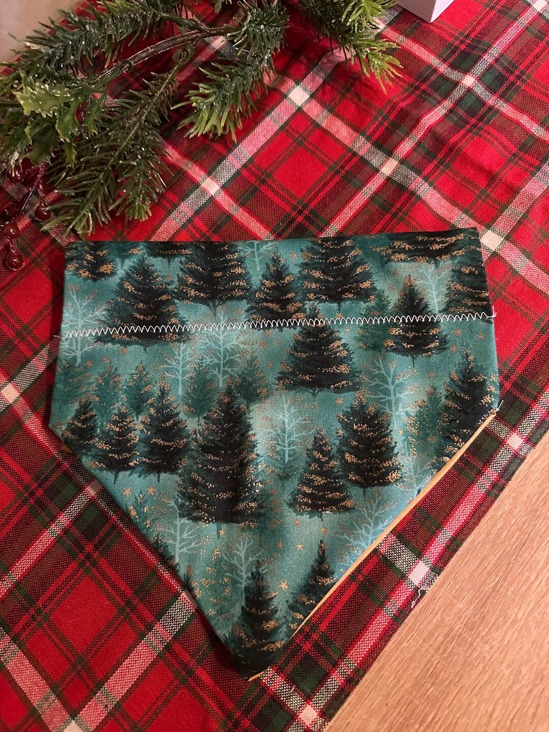 Pine Tree Collar Bandana - Etsy