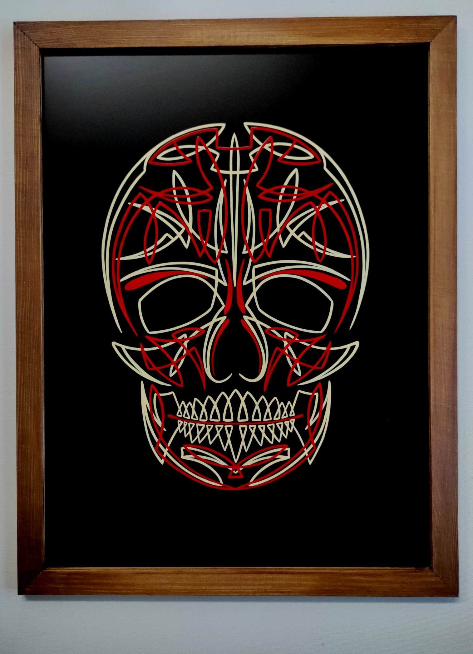 Skull Pinstripe Designs