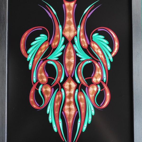 Scroll Work Decals Etsy