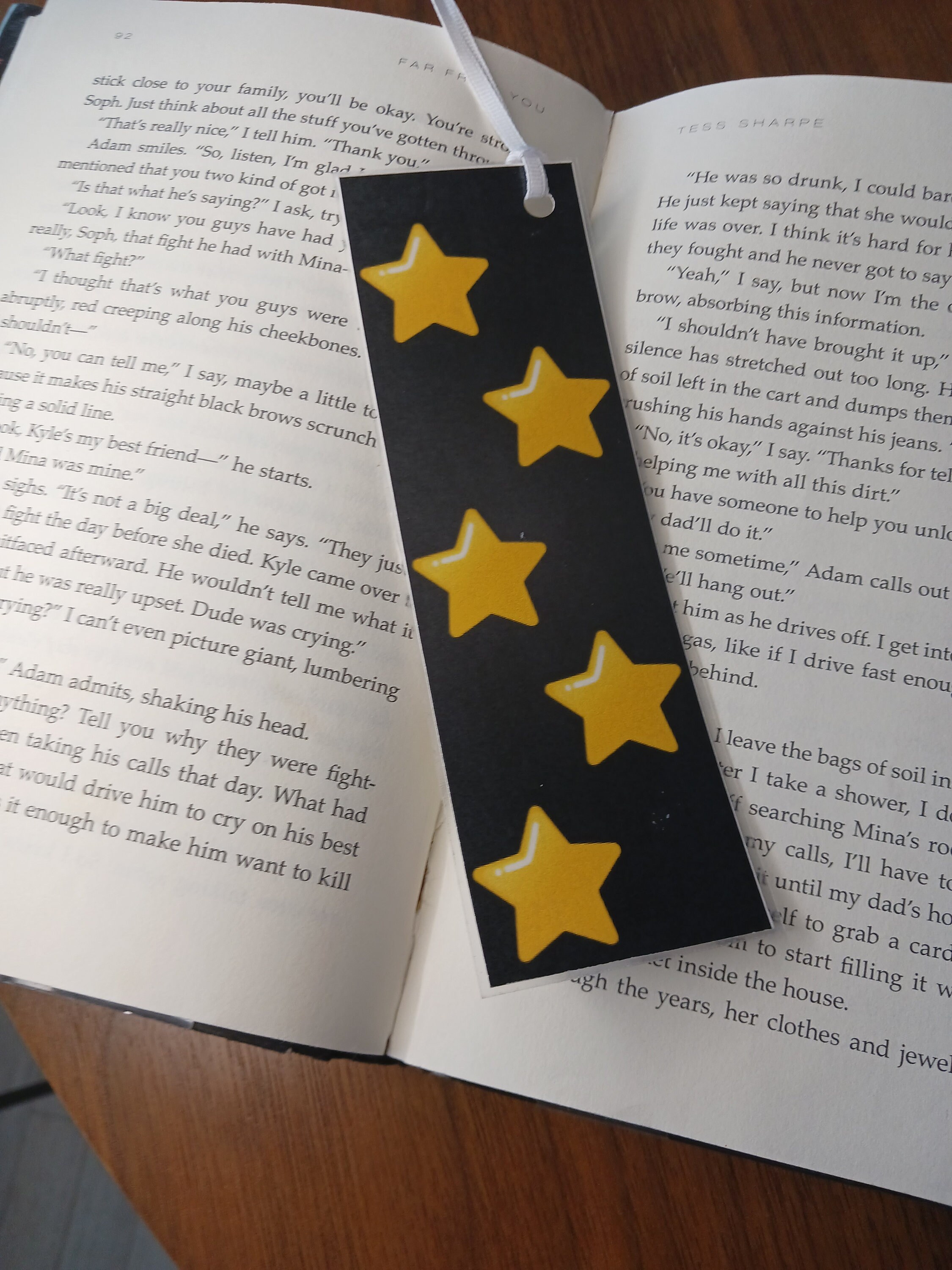 Starry Night Bookmark Star Bookmark Gift for Book Lover Night Sky Stars ...