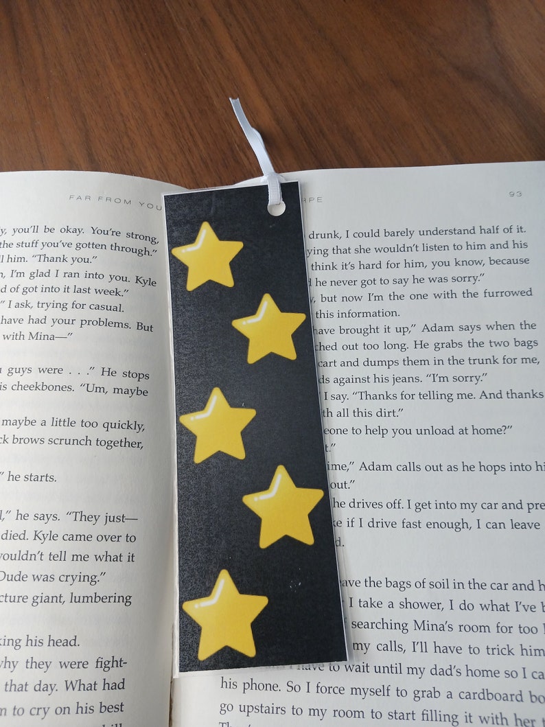 Starry Night Bookmark Star Bookmark Gift for Book Lover Night Sky Stars ...