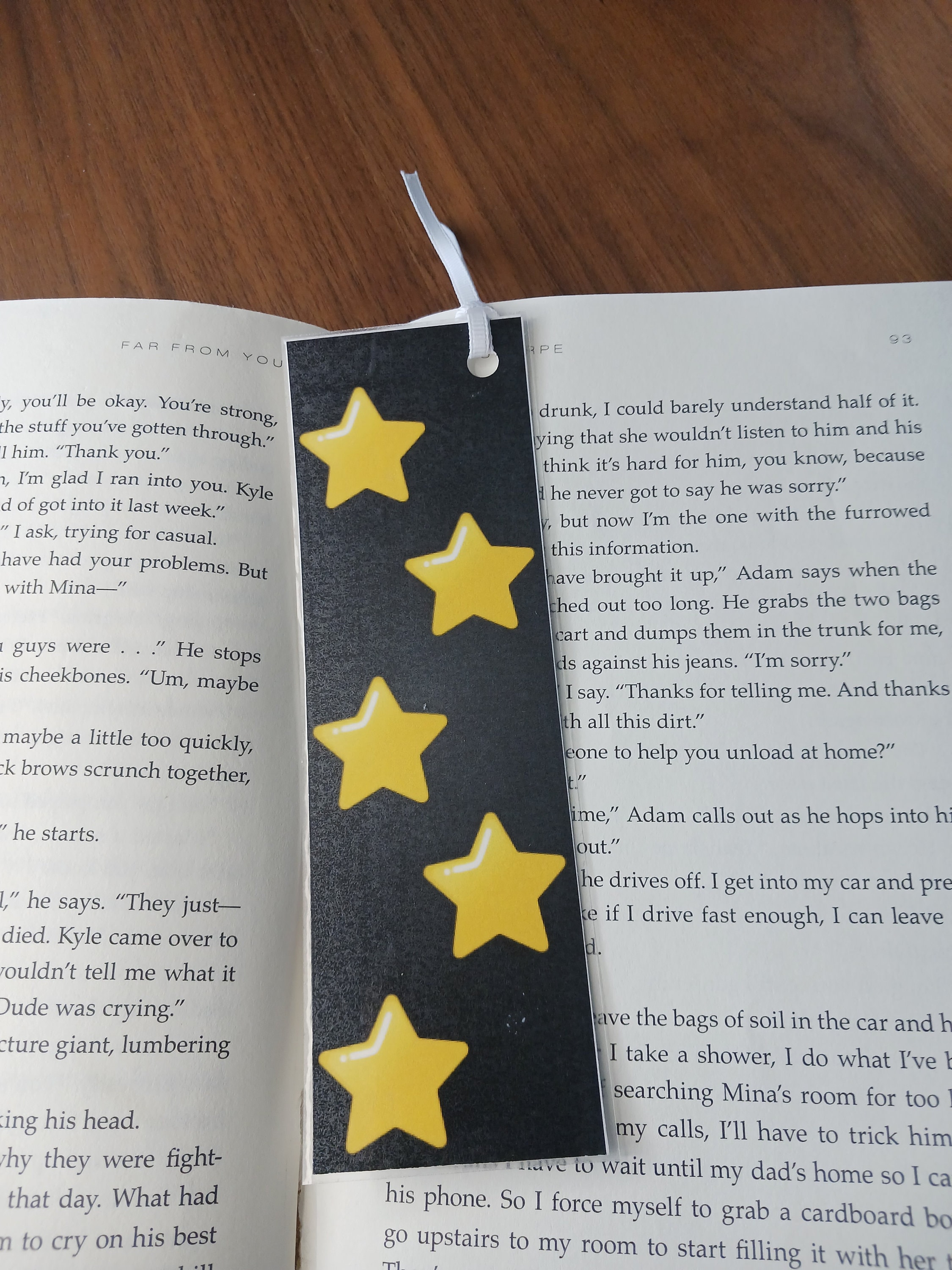 Starry Night Bookmark Star Bookmark Gift for Book Lover Night Sky Stars ...