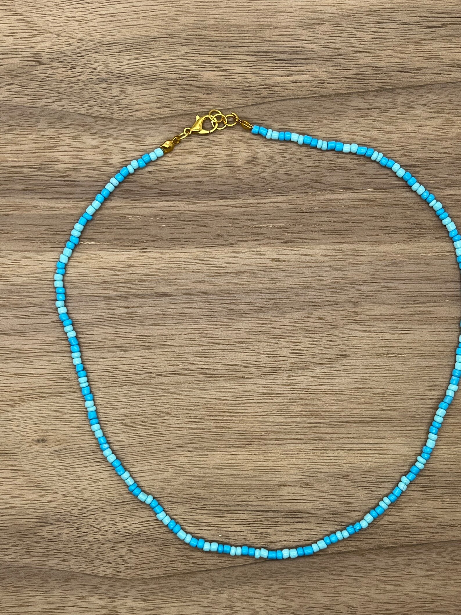 Ocean Waves | Seed Bead Necklace - Etsy