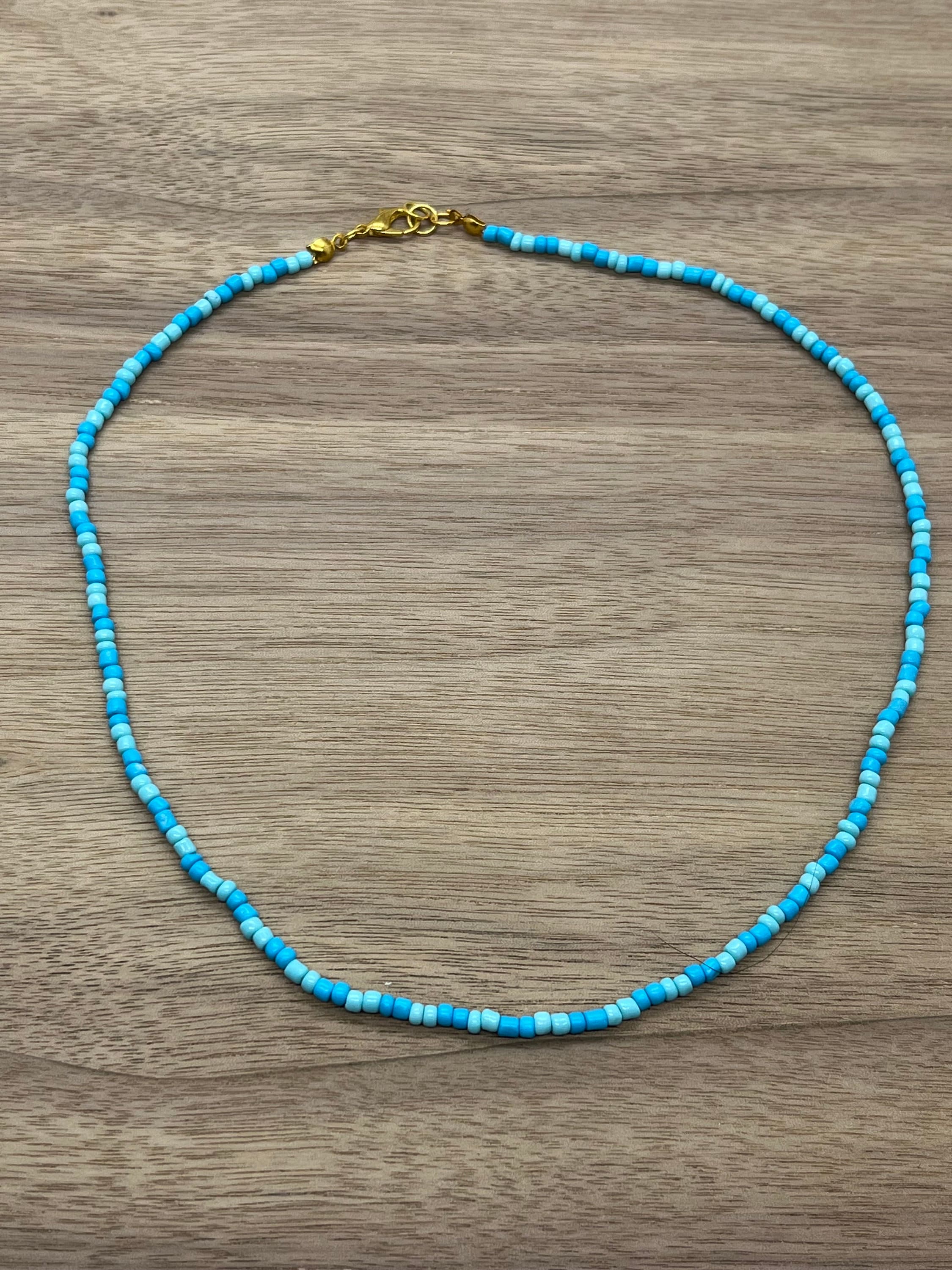 Ocean Waves | Seed Bead Necklace - Etsy