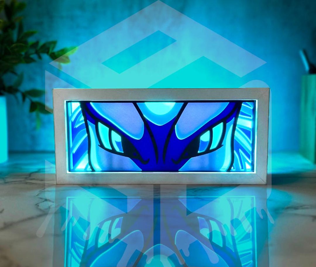 Fan Art 3D Printed Light Box Color Changing With Remote USB Powered - Etsy