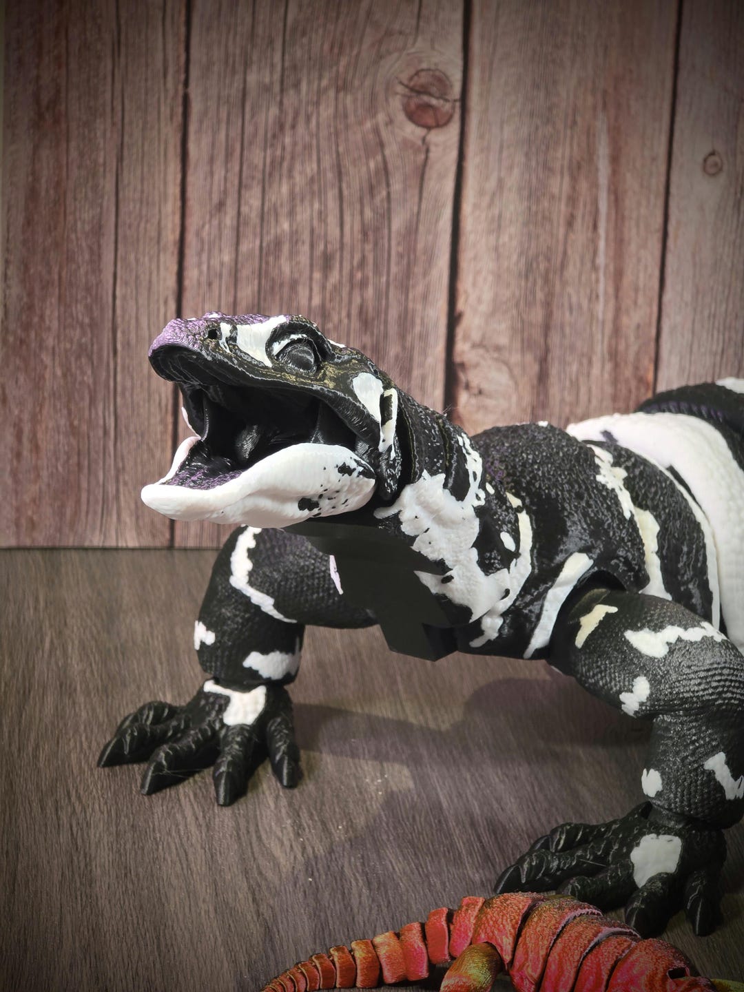 3D Printed Articulated Asian Water Monitor | Fidget Toy | Gift ...