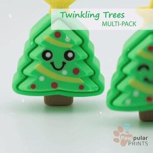 Adorable 3D Printed Twinkling Trees Clicker - Perfect Handheld Size! - Etsy