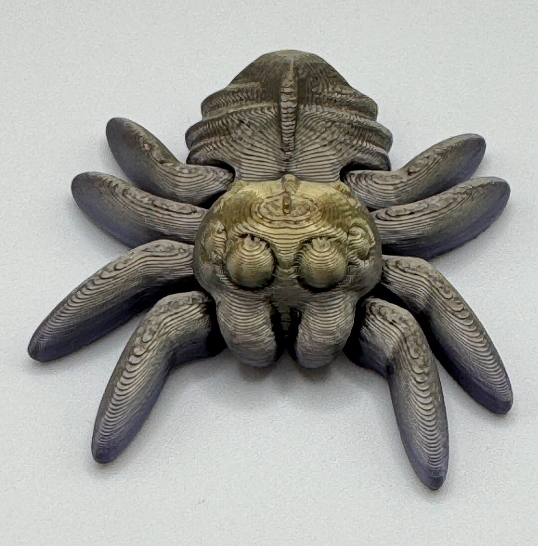 3D Printed Cinderwing3d_tiny_ Spider - Cute and Cuddly Articulated ...