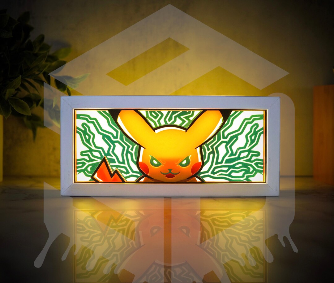 Fan Art 3D Printed Light Box Color Changing With Remote USB Powered - Etsy