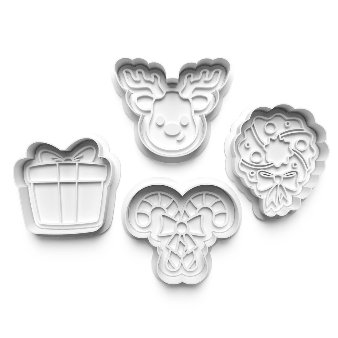 Holiday Cookie Cutter Set - Perfect for Christmas Baking 0714 - Etsy