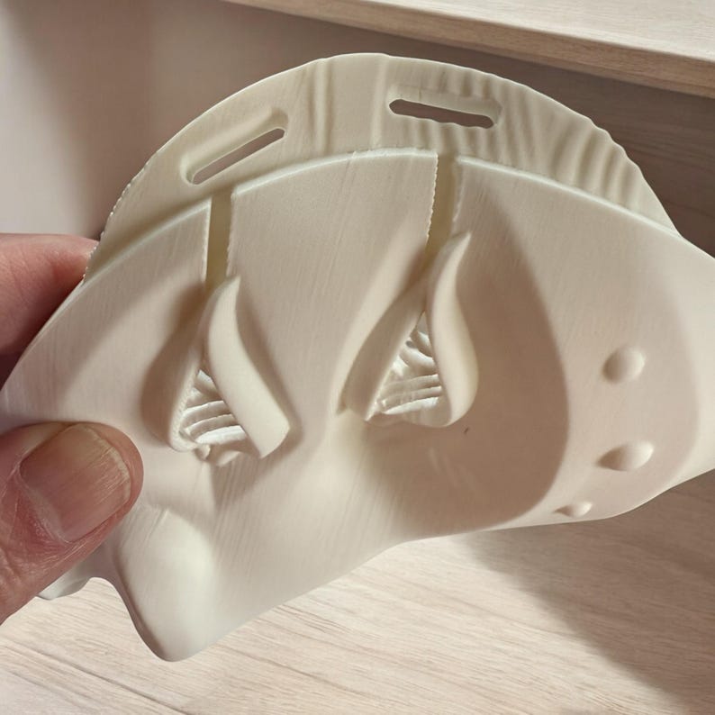 Hellequin Mask 3D Printed Cosplay Horror Mask Wearable Face Mask Oni ...