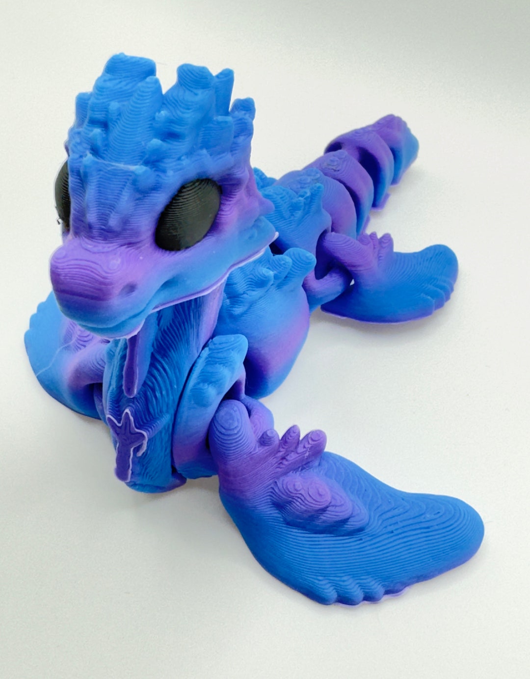 Fidget Loch Ness Monster Toy | 3D Printed Articulated Lochness Monster ...