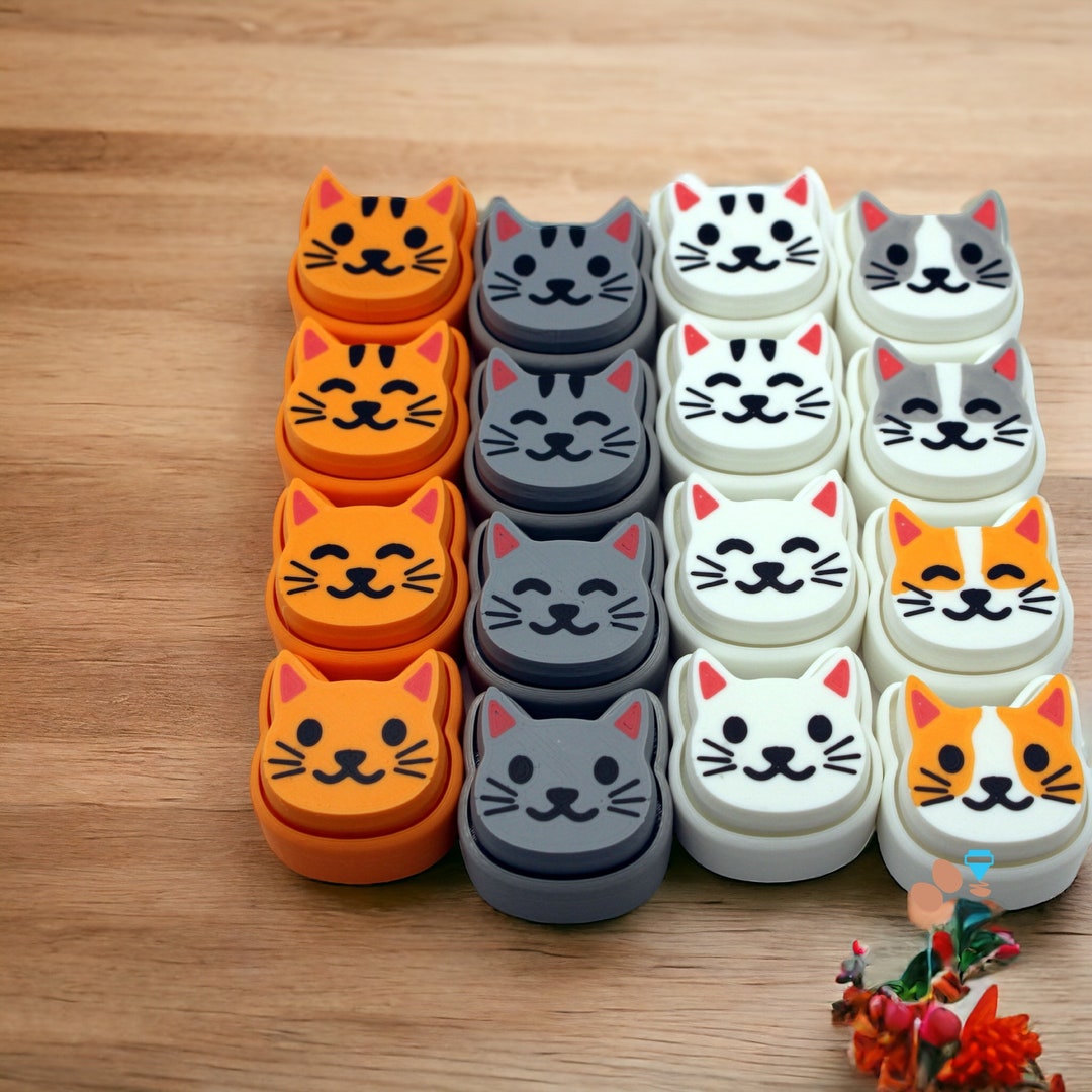 Introducing the Purr-fect 3D Printed Cat Clicker Fidget Button - Etsy