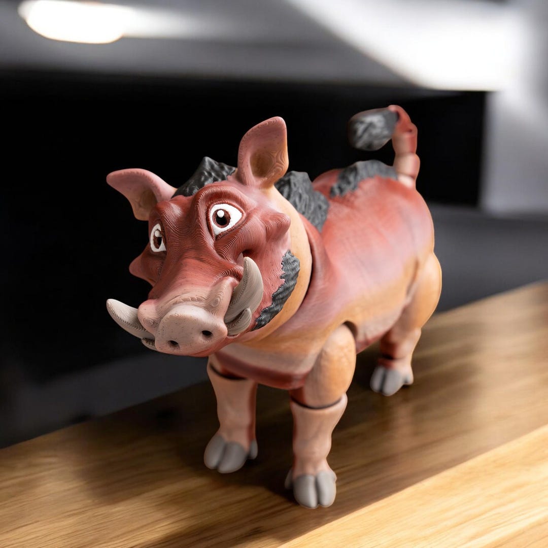 Customizable 3d-printed Warthog – Choose Any Color! - Etsy