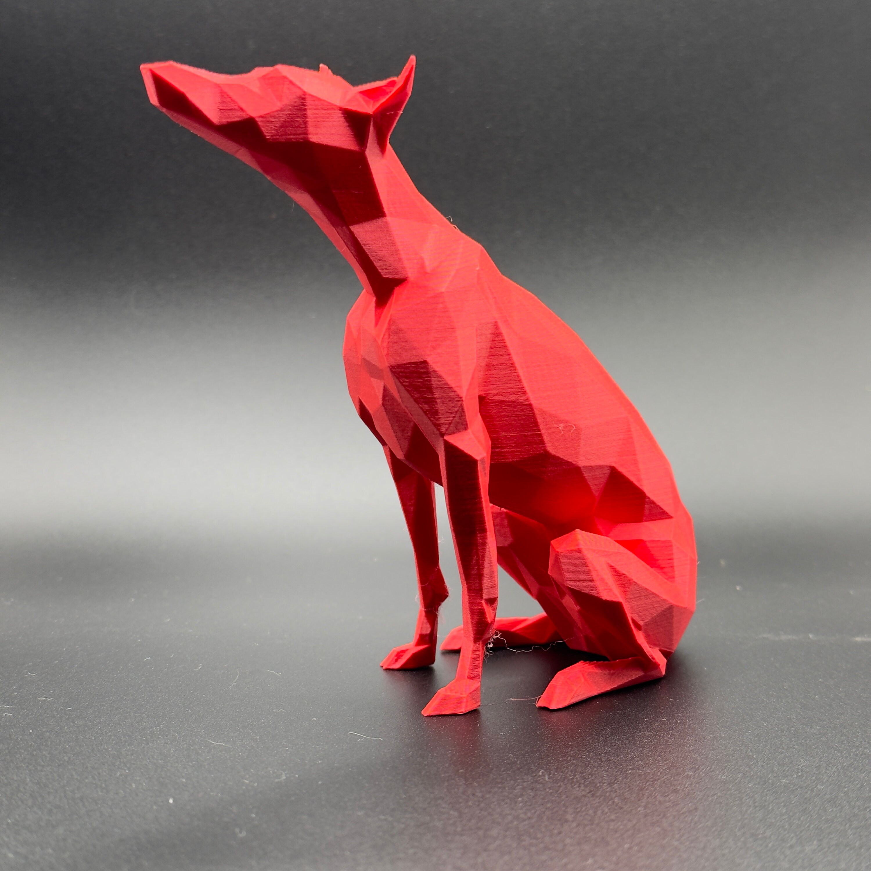 3d Printed Model of Whippet, Greyhound, Lurcher, Sighthound, Saluki ...