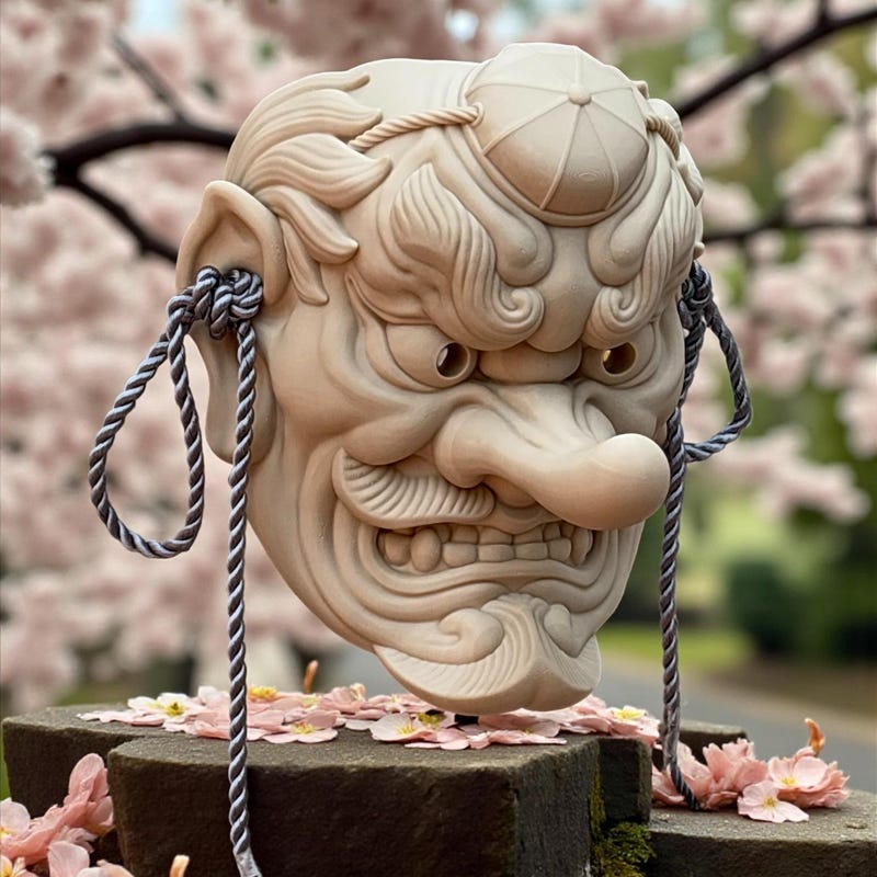 Tengu Mask - Etsy