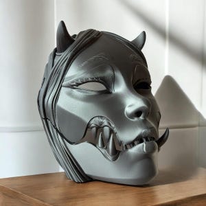 KUCHISAKE MASK, With Sharp Teeth - Unique Japanese Art, Japanese Mask ...