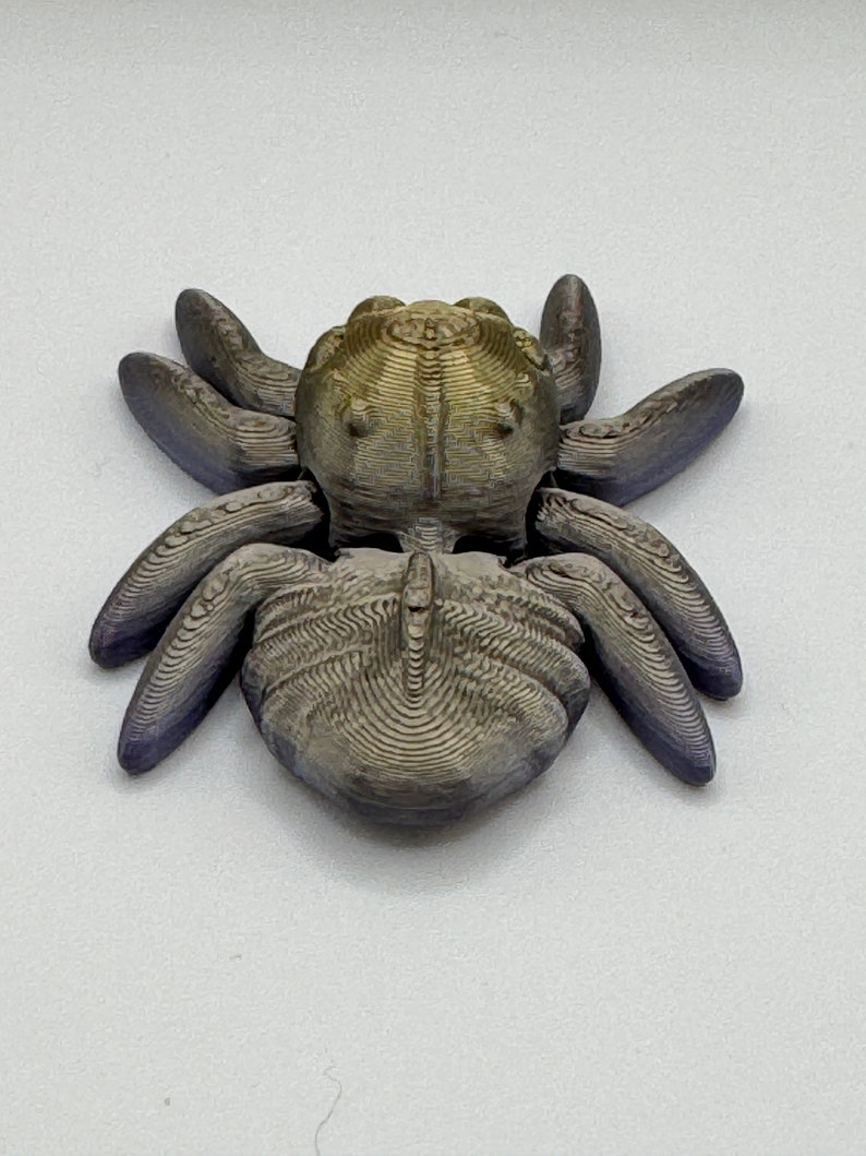 3D Printed Cinderwing3d_tiny_ Spider - Cute and Cuddly Articulated ...