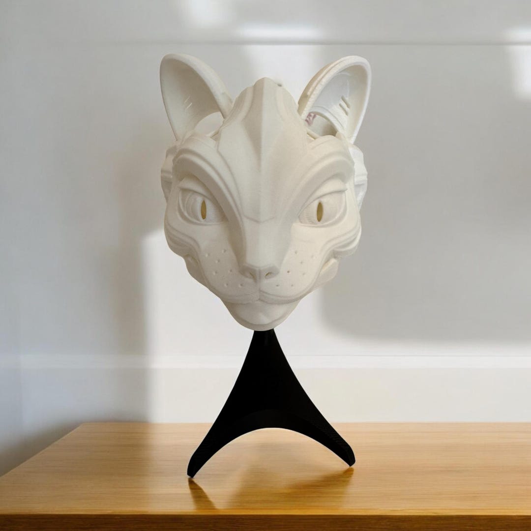Robot & Cat Wall Mask - Catbot - Cosmic Revelation - Home Decor - Wall ...