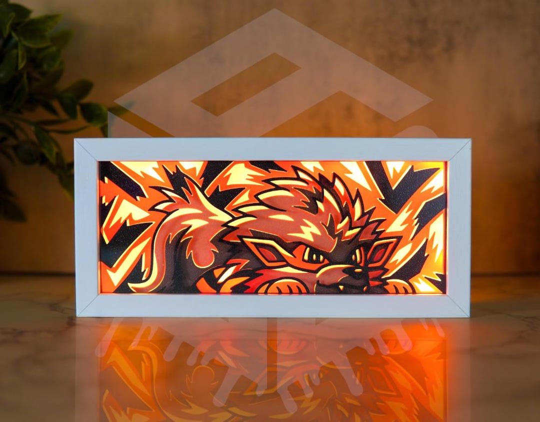 Fan Art 3D Printed Light Box Color Changing With Remote USB Powered - Etsy