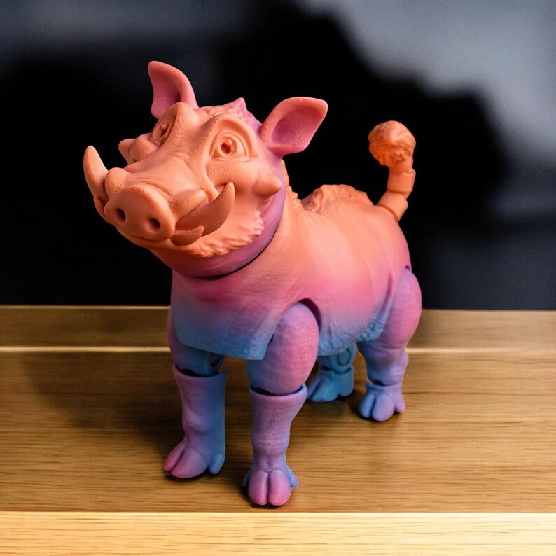 Customizable 3d-printed Warthog – Choose Any Color! - Etsy