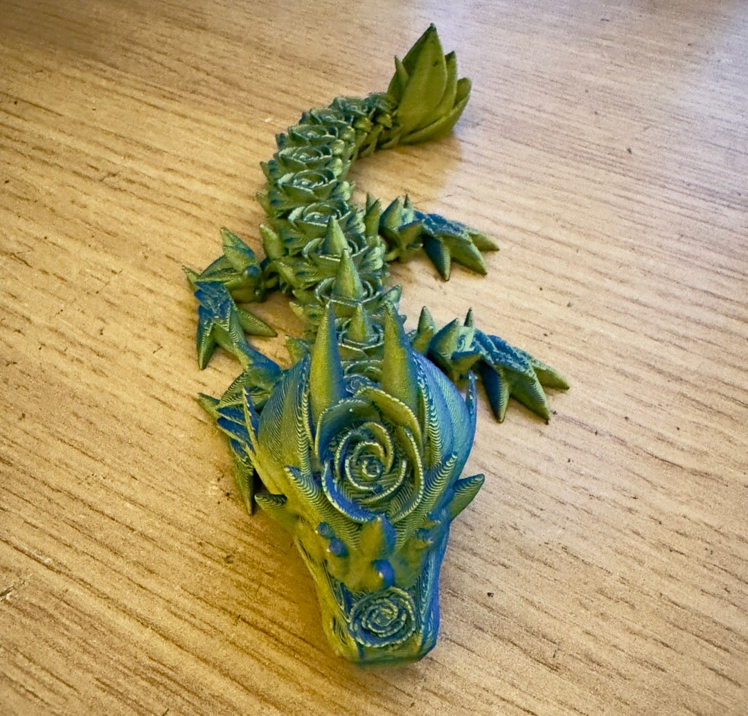 Elevate Your Collection With the Articulated Baby Rose Dragon - 3D ...