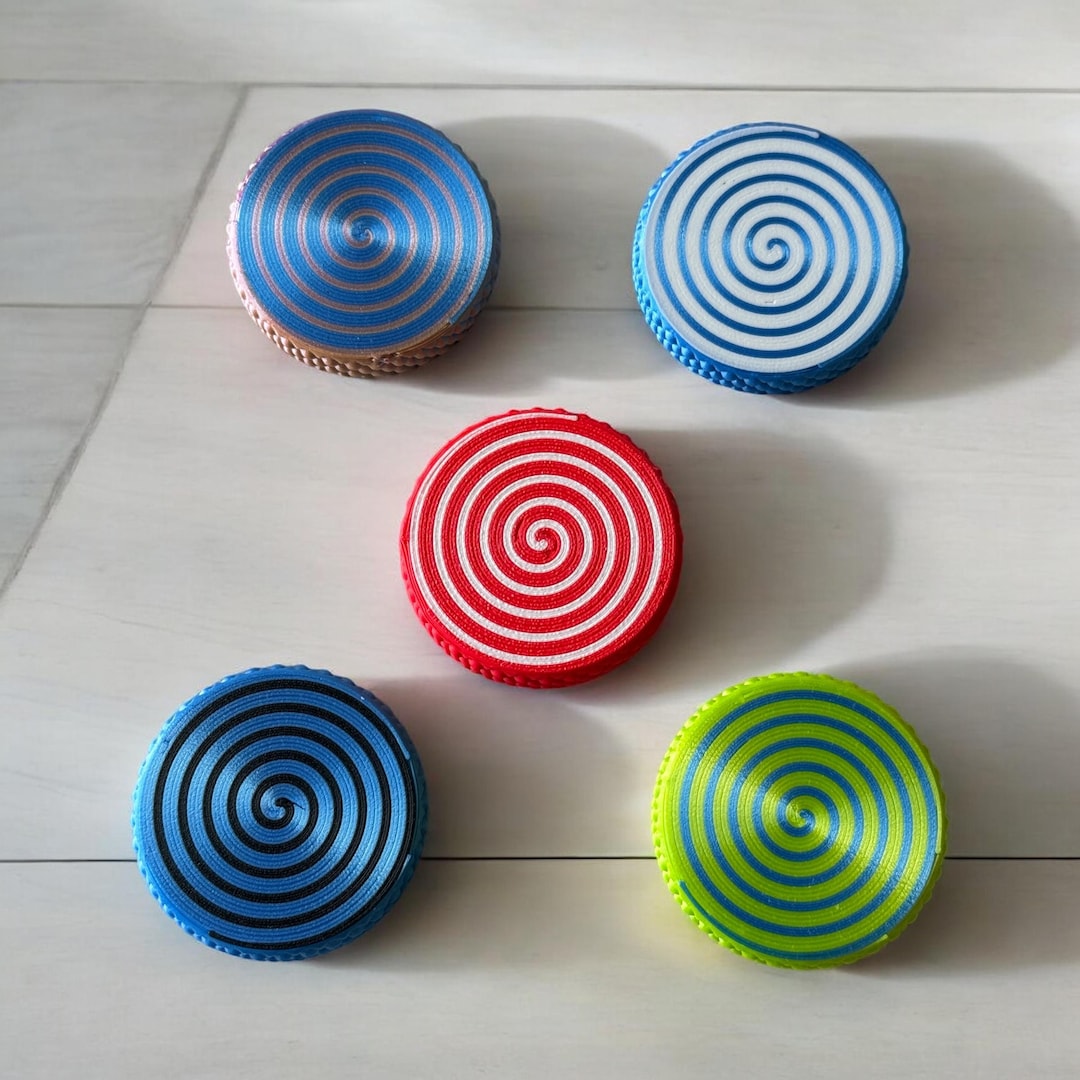 OG Flipster | Hypnotic Spiral | EDC Flip Tricks Premium Fidget -dual ...