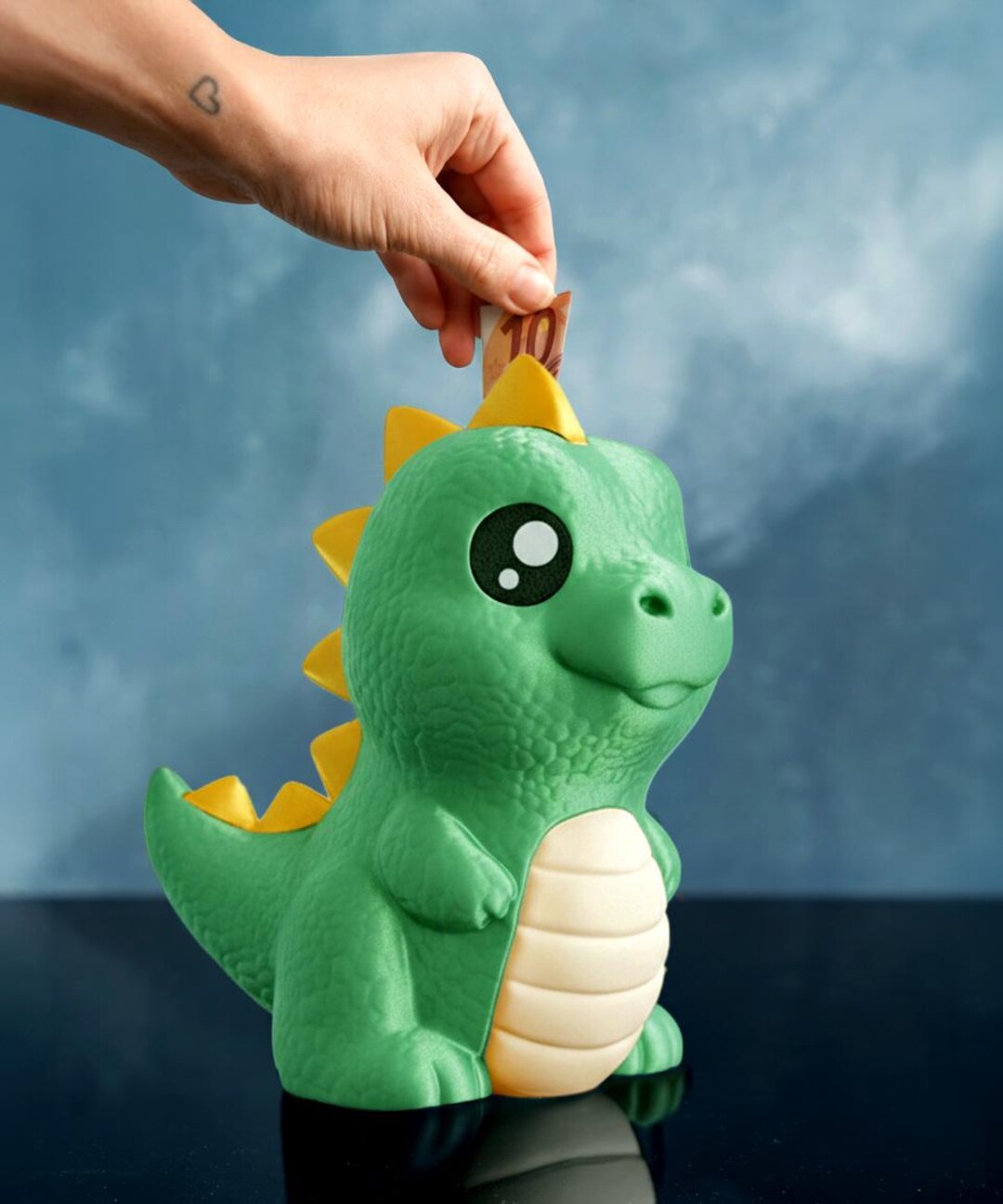 Spikey the Dino Piggy Bank - Etsy