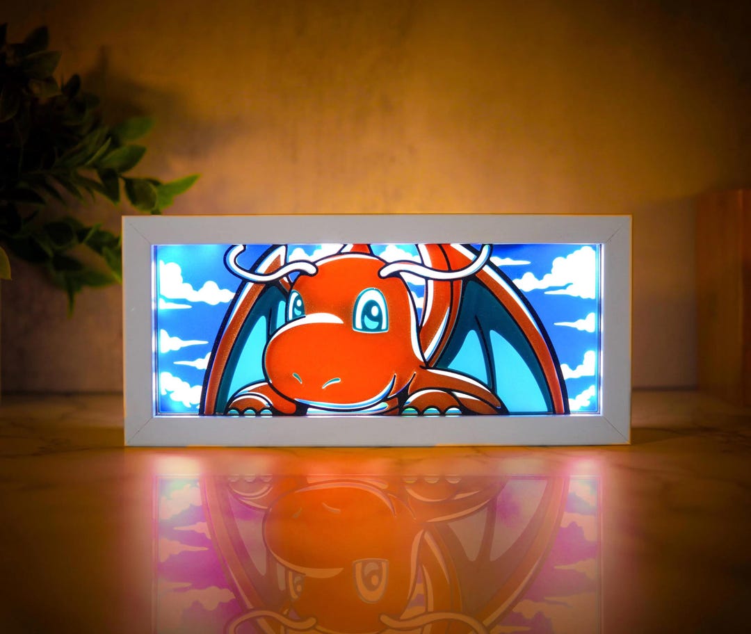 Fan Art 3D Printed Light Box Color Changing With Remote USB Powered - Etsy