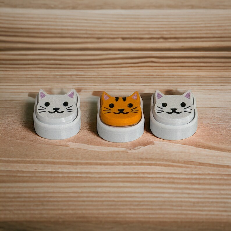 Introducing the Purr-fect 3D Printed Cat Clicker Fidget Button - Etsy