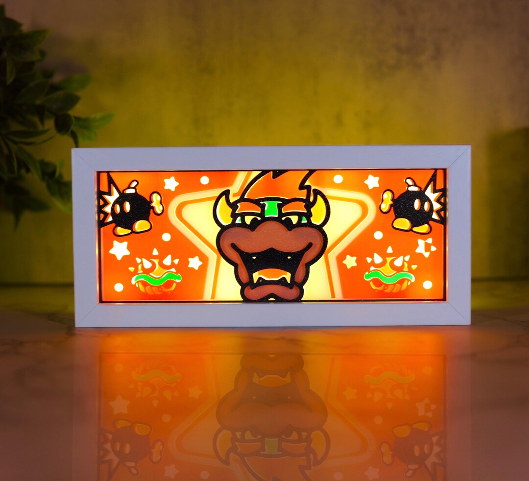 Fan Art 3D Printed Light Box Color Changing With Remote USB Powered - Etsy