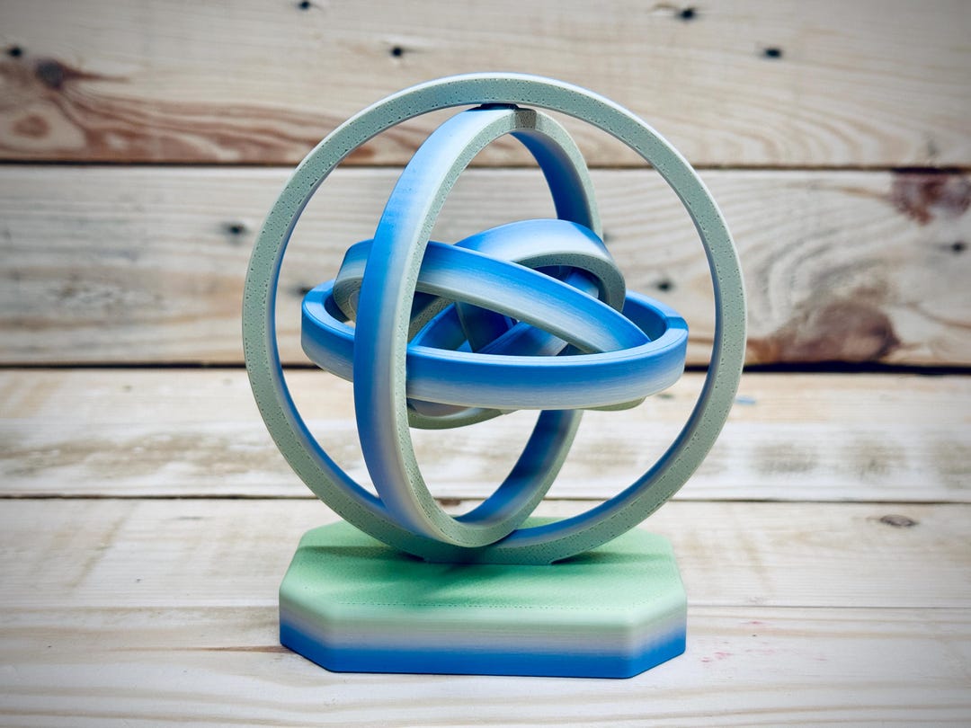 Desktop Mini Gyro | 3D Printed Kinetic Motion Display - Etsy