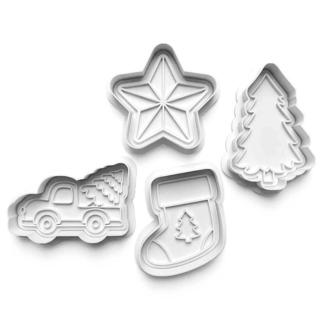 Holiday Cookie Cutter Set - Perfect for Christmas Baking 0713 - Etsy