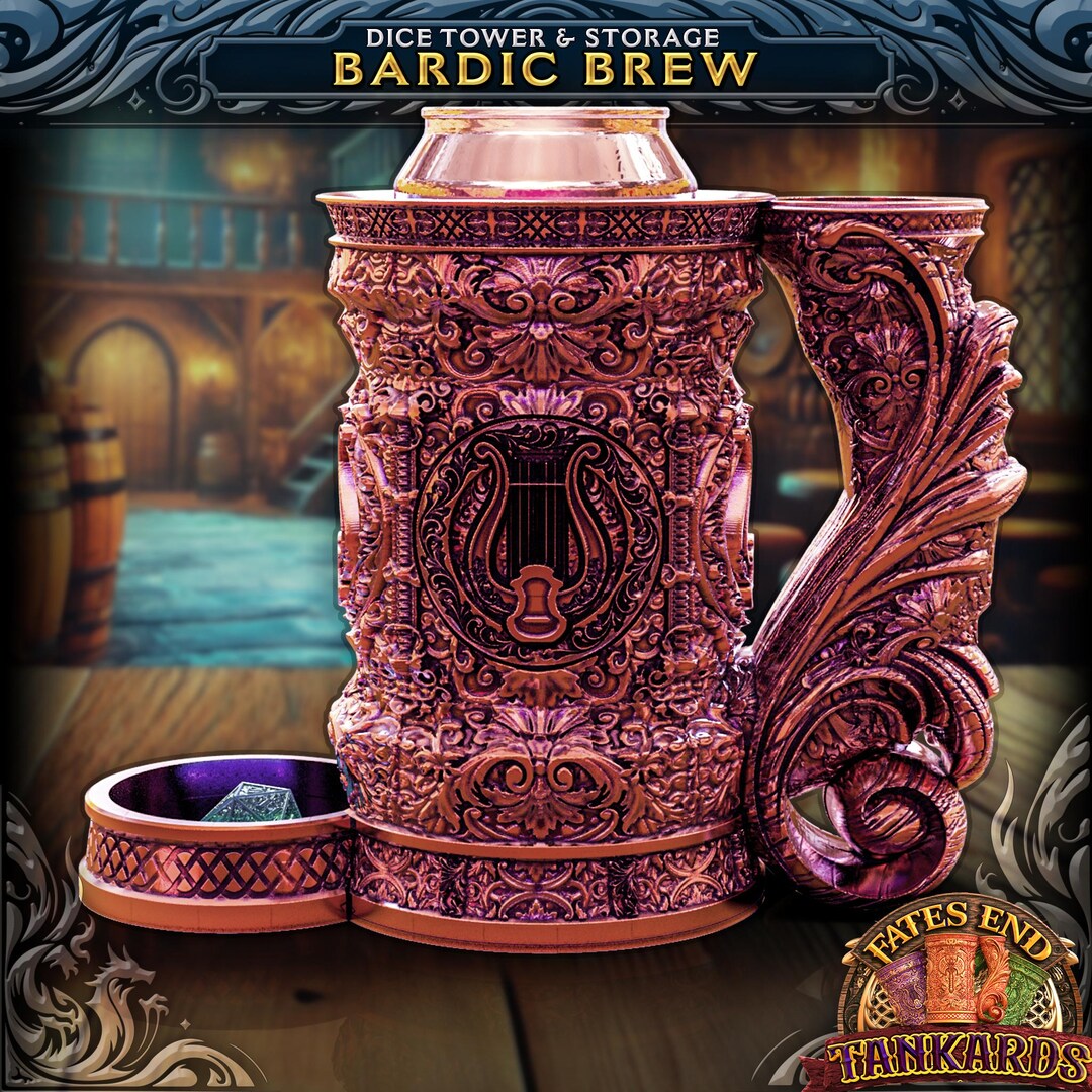 Bard Tankard Dice Tower | Dungeons and Dragons | Dnd | D&D | RPG Game ...
