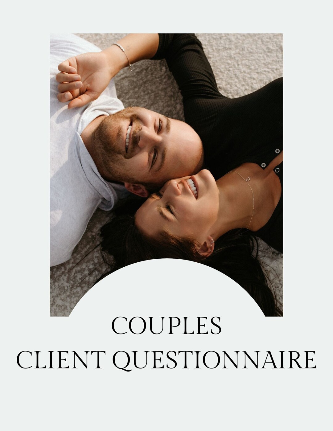 Couples Session Client Questionnaire - Etsy