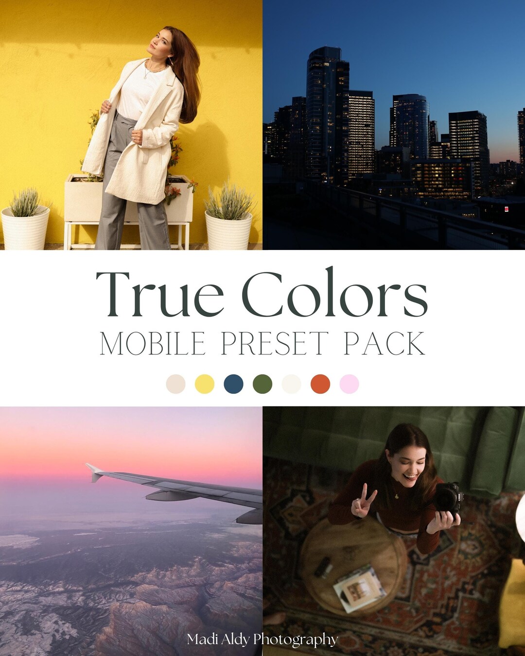 True to Color Lightroom Mobile Presets by Madi Aldy Photo - Etsy