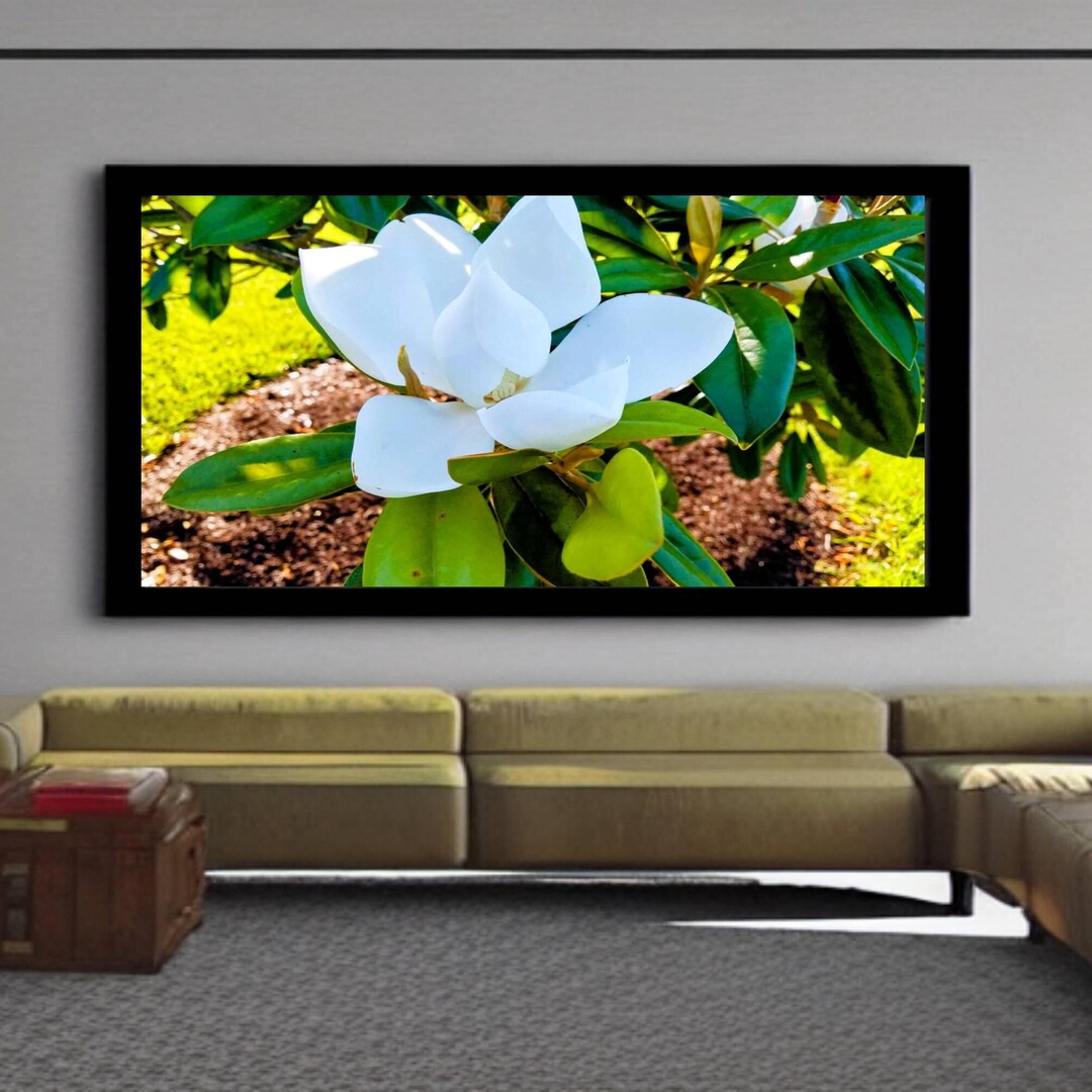 Printable Radiant Magnolia Blossom Landscape Floral Art Print – Instant ...
