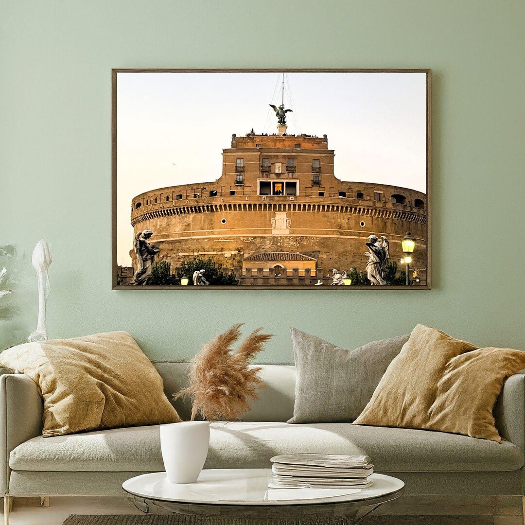 Majestic Castel Sant'angelo Print - Affordable Printable Wall Art for ...