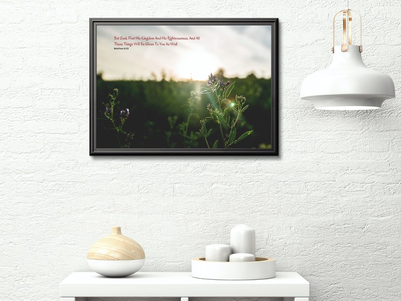 Calming PRINT Christian Gift Home Decor Religious Scripture Download ...