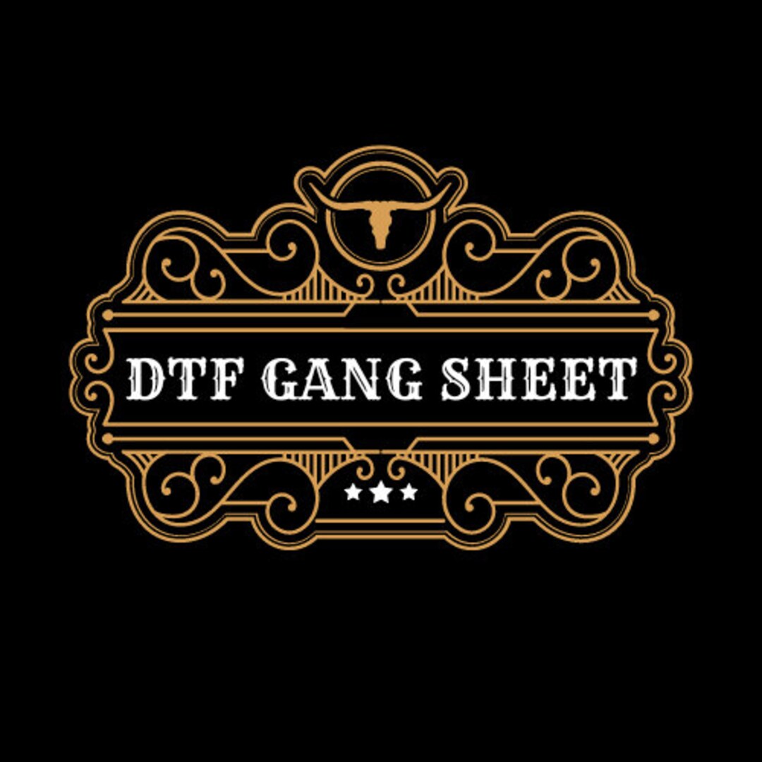 Custom Gang Sheet Printed - Direct to Film Transfer / DTF - Heat Press ...