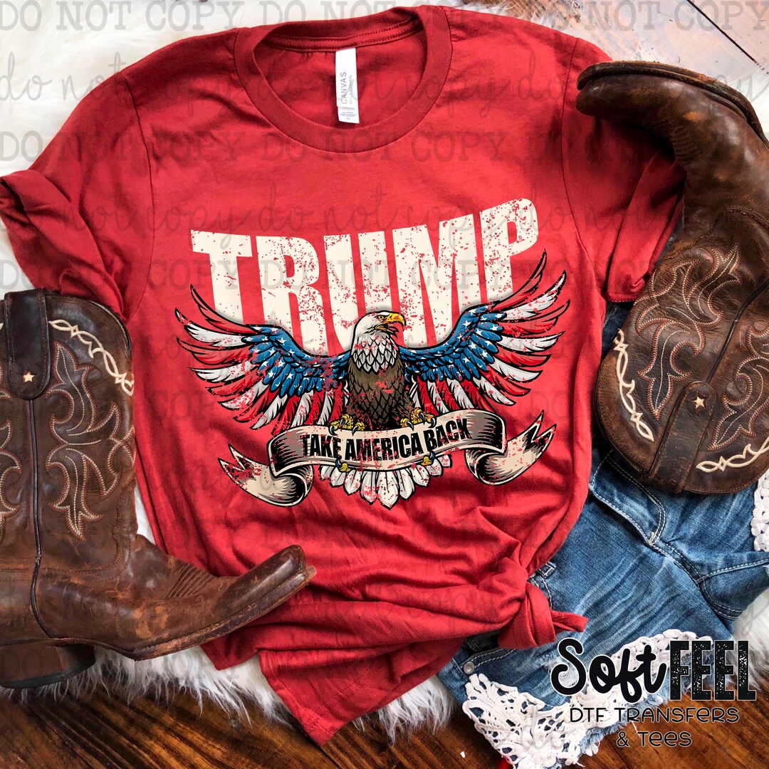 Trump 2024 Republican Eagle - American Patriotic Political - DTF ...