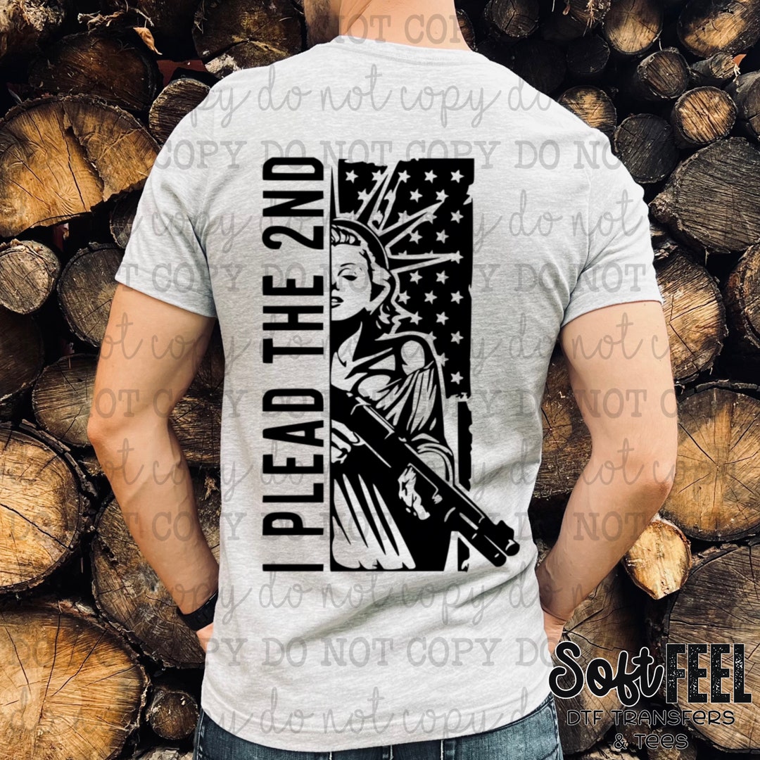 The Second Amendment - DTF Transfer - Direct to Film Ready to Press Transfer-iron on Clothing ...