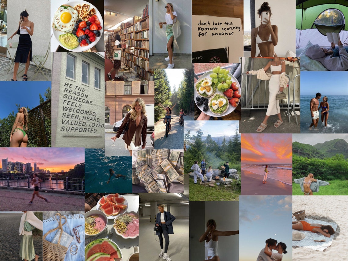 CUSTOM Vision Board: Digital And/or Print. VISUALIZE Your Dream Life ...