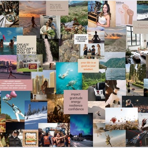 CUSTOM Vision Board: Digital And/or Print. VISUALIZE Your Dream Life ...