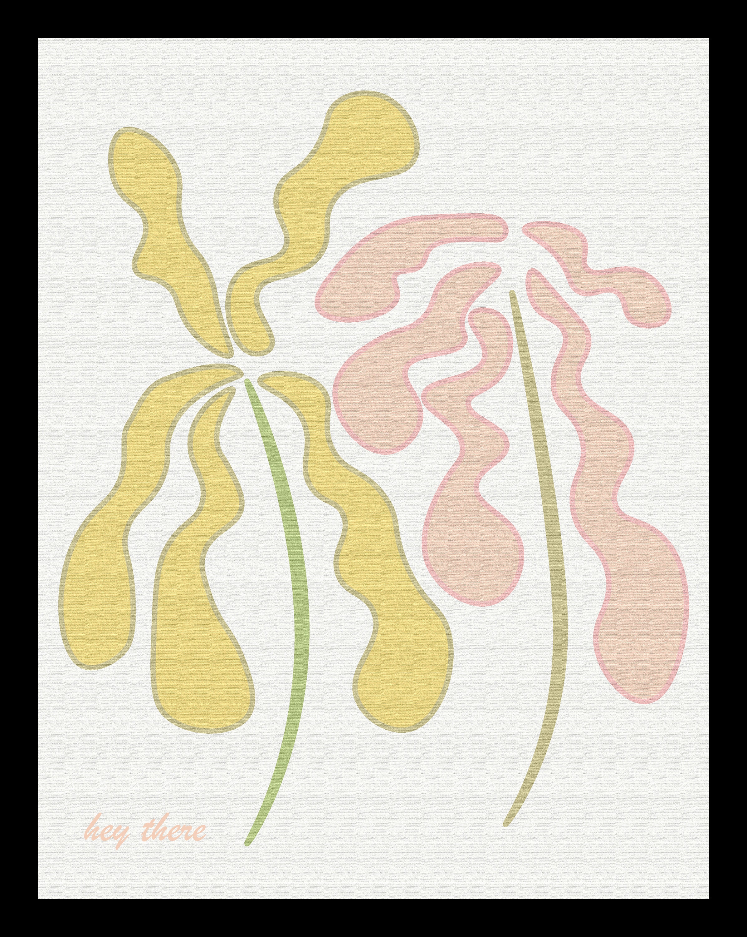 Droopy Flowers Digital Download Print - Etsy