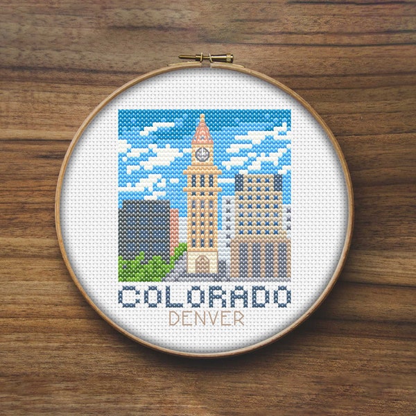 Denver Cross Stitch - Etsy