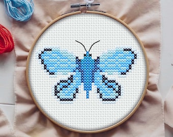 Monarch Butterfly Cross Stitch Pattern, Insects Cross Stitch, Easy ...